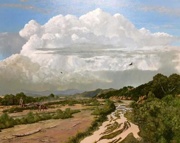 Following The River By Barron Postmus - Dutch Art Gallery