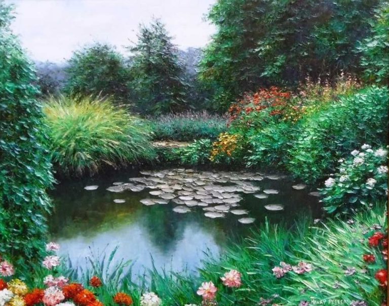 Lily Pond By Henry Peeters - Dutch Art Gallery